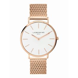Liebeskind Berlin Uhr Damen Gr&ouml;&szlig;e One Size rosegold / wei&szlig;