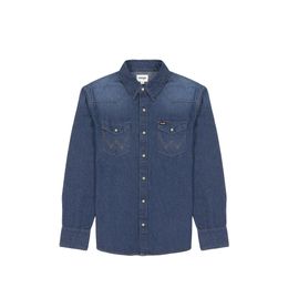 Wrangler Hemd '27MW' Herren Gr&ouml;&szlig;e XXL blue denim