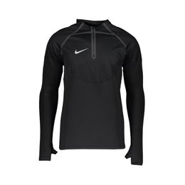 Nike Sportsweatshirt 'Academy Pro Dril Winter Warrior' Herren Gr&ouml;&szlig;e M graphit / schwarz / wei&szlig;