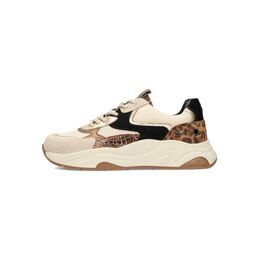 PS Poelman Sneaker 'IVA' Damen Gr&ouml;&szlig;e 36 beige / dunkelbeige / braun / schwarz