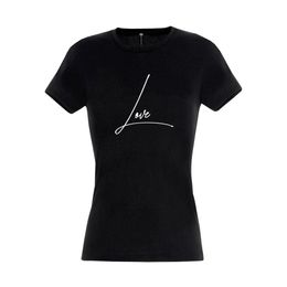 RMK Shirt 'Love' Damen Gr&ouml;&szlig;e S schwarz