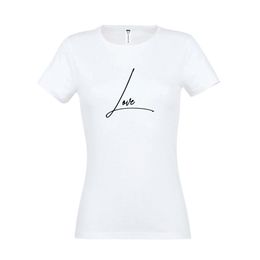 RMK Shirt 'Love' Damen Gr&ouml;&szlig;e XS wei&szlig;