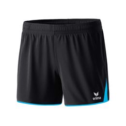 Erima Sportshorts 'Classic 5-Cubes' Damen Gr&ouml;&szlig;e XL azur / schwarz / wei&szlig;
