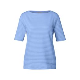 Street One T-Shirt Damen Gr&ouml;&szlig;e XS blue denim