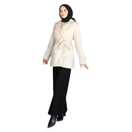 Modamihram Mantel Damen Gr&ouml;&szlig;e XL hellbeige Wintermantel