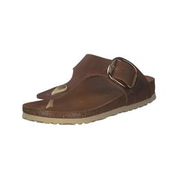 Birkenstock Zehentrenner 'Gizeh Big Buckle' Damen Gr&ouml;&szlig;e 39 dunkelbraun