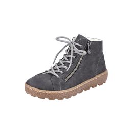 Rieker Stiefelette Damen Gr&ouml;&szlig;e 36 dunkelgrau Winterschuhe