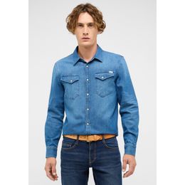 Mustang Hemd 'Duver' Herren Gr&ouml;&szlig;e S blue denim