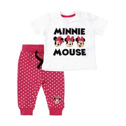 Disney Set 'Minnie Mouse' Gr&ouml;&szlig;e 80 pink / schwarz / wei&szlig;