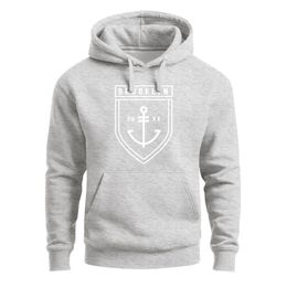 Neverless Sweatshirt 'Brooklyn Anker' Herren Gr&ouml;&szlig;e S grau