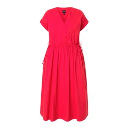 Ulla Popken Kleid Damen Gr&ouml;&szlig;e 42/44 hellrot Winterkleid