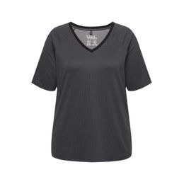 Ulla Popken Shirt Damen Gr&ouml;&szlig;e 11XL/12XL anthrazit / schwarz