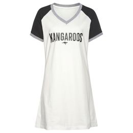 Kangaroos Nachthemd Damen Gr&ouml;&szlig;e XS schwarz / wei&szlig;