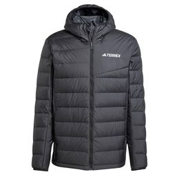 adidas terrex Outdoorjacke 'Multi Light Down CLIMAWARM Hooded' Herren Gr&ouml;&szlig;e L schwarz / wei&szlig;