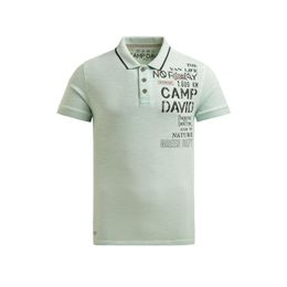 CAMP DAVID Poloshirt Herren Gr&ouml;&szlig;e XXL mint / dunkelgr&uuml;n