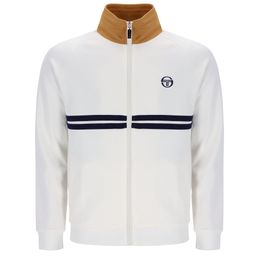 Sergio Tacchini Trainingsjacke 'Dallas' Herren Gr&ouml;&szlig;e XXL ecru / braun / schwarz