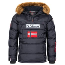 Geographical Norway Winterjacke Herren Gr&ouml;&szlig;e XL navy / feuerrot / wei&szlig;