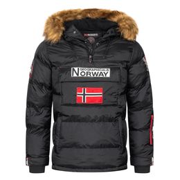 Geographical Norway Winterjacke Herren Gr&ouml;&szlig;e XL nachtblau / rot / schwarz / wei&szlig;