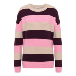 Cecil Pullover Damen Gr&ouml;&szlig;e XXXL camel / aubergine / rosa