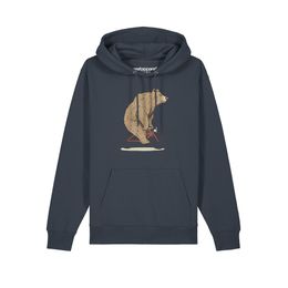 Watapparel Sweatshirt ' Fahrradb&auml;r ' Herren Gr&ouml;&szlig;e XS braun / anthrazit / wei&szlig;