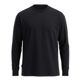 Ombre Shirt 'OM-LSBC-0129' Herren Gr&ouml;&szlig;e M schwarz