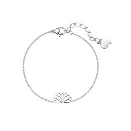 Hey Happiness Armband 'Lotus' Damen Gr&ouml;&szlig;e 16 cm silber