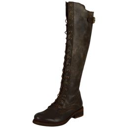 felmini Schn&uuml;rstiefel Damen Gr&ouml;&szlig;e 39 grau Winterschuhe