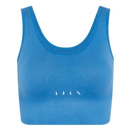 Born Living Yoga Sporttop 'Urdhva' Damen Gr&ouml;&szlig;e S blau / wei&szlig;