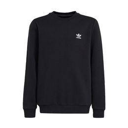 adidas originals Sweatshirt 'Trefoil Essentials' Jungen Gr&ouml;&szlig;e 170 schwarz / wei&szlig;