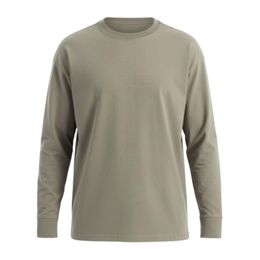 Ombre Shirt 'OM-LSBC-0129' Herren Gr&ouml;&szlig;e S khaki