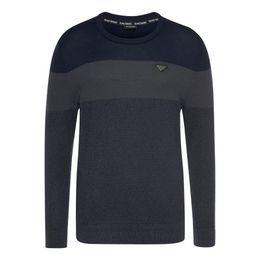 Bruno Banani Pullover Herren Gr&ouml;&szlig;e XL navy / grau
