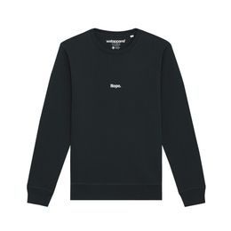 Watapparel Sweatshirt ' Nope ' Herren Gr&ouml;&szlig;e XXL schwarz / wei&szlig;
