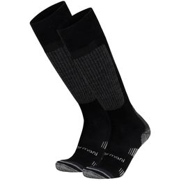 Normani Sportsocken Herren Gr&ouml;&szlig;e 47/50 grau / schwarz