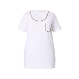 MIAMODA Shirt Damen Gr&ouml;&szlig;e 5XL wei&szlig;