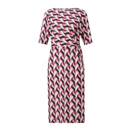 s.Oliver BLACK LABEL Kleid Damen Gr&ouml;&szlig;e 34 fuchsia / hellpink / schwarz / wei&szlig; Winterkleid