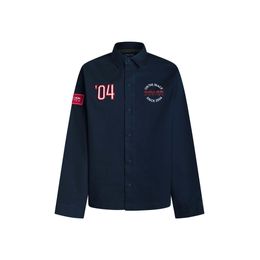 Red Bull Racing X Pepe Jeans Hemd 'Engineering Ls' Herren Gr&ouml;&szlig;e 43/44 navy / feuerrot / wei&szlig;