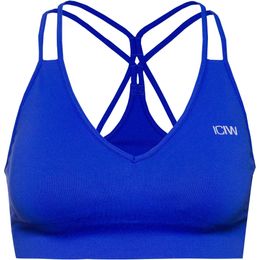 ICANIWILL Sport-BH Damen Gr&ouml;&szlig;e L blau