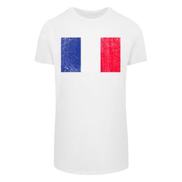 F4NT4STIC Shirt 'France Frankreich Flagge distressed' Herren Gr&ouml;&szlig;e L blau / rot / wei&szlig;