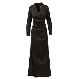 Adrianna Papell Abendkleid 'Stretch Taffeta' Damen Gr&ouml;&szlig;e 36 schwarz Winterkleid