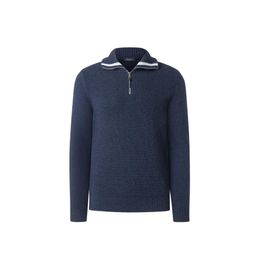 Maerz Muenchen Strickpullover Herren Gr&ouml;&szlig;e M/L marine / wei&szlig;