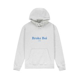 Pockies Sweatshirt 'Broke Boi' Herren Gr&ouml;&szlig;e XXL blau / grau