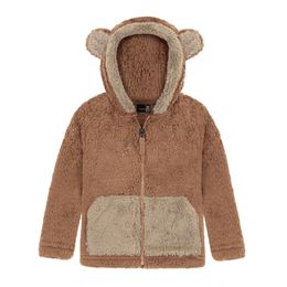 Normani Fleecejacke 'Barvas' Jungen Gr&ouml;&szlig;e 92/98 braun / taupe