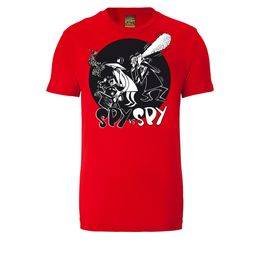 logoshirt T-Shirt 'Mad - Spy vs Spy' Damen Gr&ouml;&szlig;e S rot