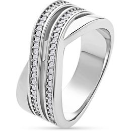 JETTE Ring Damen Gr&ouml;&szlig;e 53 silber