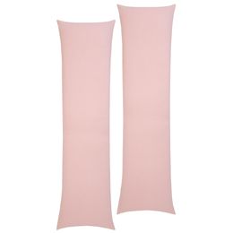 Kissenbez&uuml;ge OTTO HOME "Cremona3 Kissenbezug f&uuml;r Seitenschl&auml;ferkissen, OEKO-TEX zertifiziert", rosa (ros&eacute;), B:140cm L:40cm, Jersey, Obermaterial: 100% Baumwolle, Kissenbez&uuml;ge, Kissenbez&uuml;ge