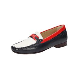 Sioux Slipper 'Colandina' Damen Gr&ouml;&szlig;e 37.5 dunkelblau / rot / wei&szlig;