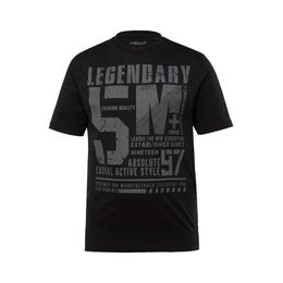 Men Plus T-Shirt Herren Gr&ouml;&szlig;e L schwarz