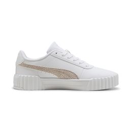 Puma Sneaker 'Carina 3.0 Topcat' Damen Gr&ouml;&szlig;e 38 beige / nude / wei&szlig;