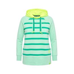Lauras&oslash;n Sweatshirt Damen Gr&ouml;&szlig;e XL gelb / gr&uuml;n / mint