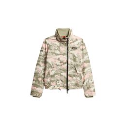 Superdry & Co Jacke 'Mountain' Damen Gr&ouml;&szlig;e XXL creme / gr&uuml;n / pink
